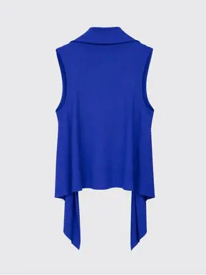 Alberta Ferretti Viscose Top With Panel - Blue