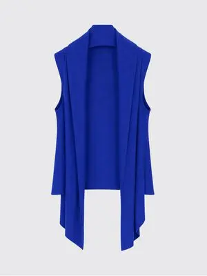 Alberta Ferretti Viscose Top With Panel - Blue