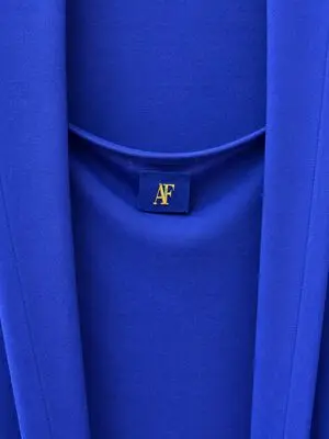 Alberta Ferretti Viscose Top With Panel - Blue
