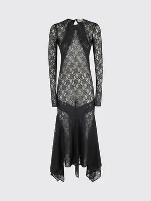 Attico Lace Dress - Black