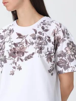 Liu Jo Floral Print Cotton T-shirt