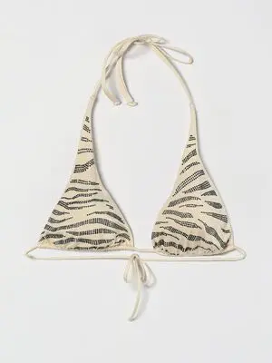 MC2 SAINT BARTH Embroidered Triangle Bikini Top - Dark