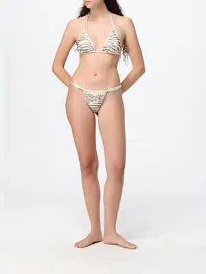 MC2 SAINT BARTH Embroidered Triangle Bikini Top - Dark