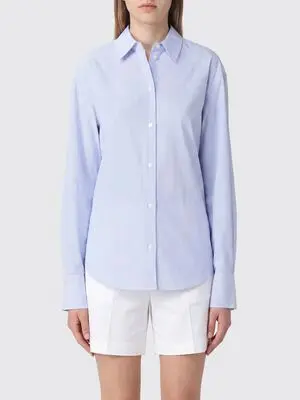 MC2 SAINT BARTH Embroidered Eyelet Shirt - Blue