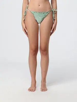 MC2 SAINT BARTH MC2 Saint Barth Printed Bikini Bottom Green