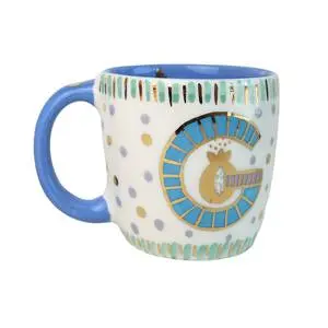 SHERIE BOUTIK Doodle Sip Mug - Brown