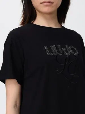 Liu Jo Embellished Logo T-shirt - Black
