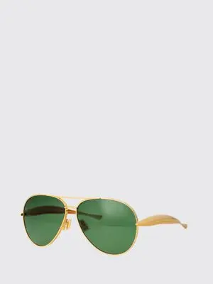 Bottega Veneta Metal Aviator Sunglasses - Gold