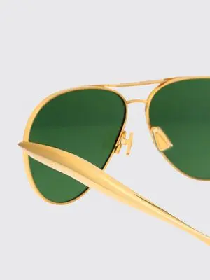 Bottega Veneta Metal Aviator Sunglasses