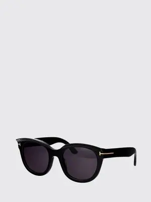 TOM FORD Tom Ford Rounded Cat-Eye Sunglasses In Acetate Black