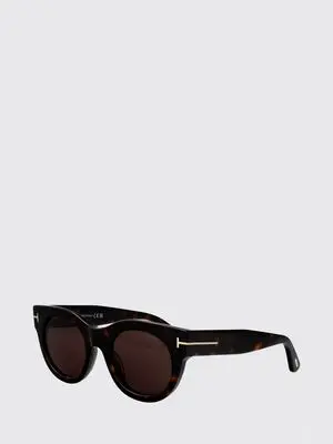 TOM FORD Tom Ford Acetate Cat Eye Sunglasses Brown