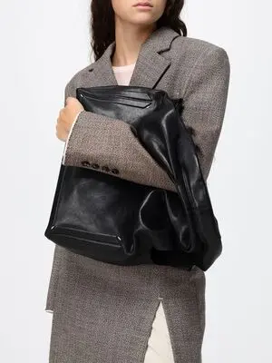 MAISON MARGIELA Box Smooth Lambskin Tote Bag With Double Handle