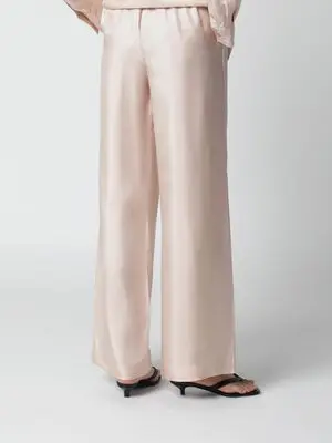 RÓHE Wide Leg Trousers - Pink