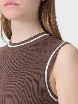 Armani Exchange Sleeveless Ribbed Knit Top