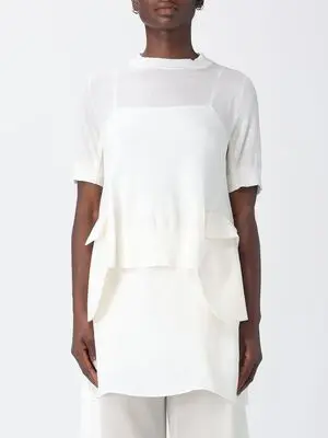 Sacai Cotton Top With Transparent Inserts