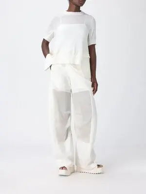 Sacai Cotton Top With Transparent Inserts