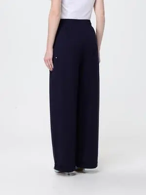 Liu Jo Wide Leg Trousers With Drawstring Waist - Milk