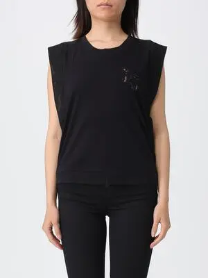 Liu Jo Embellished Graphic T-shirt - Black