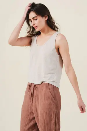Velvet By Graham & Spencer Scoop Neck Tops