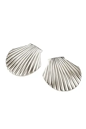 ARELLA La Mer Shell Earrings - Red