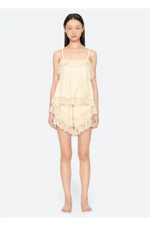 Sea Lila Short Pj Set - Yellow