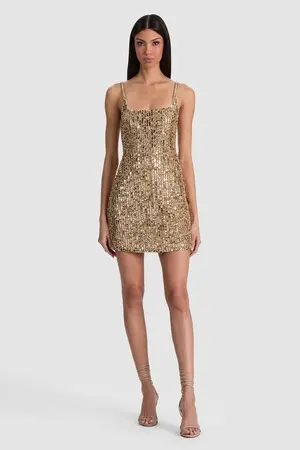 Alice + Olivia Sequin Shift Dresses