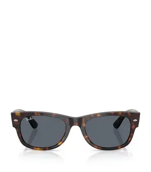 Ray-ban Mega Wayfarer Ii Square Sunglasses - Brown