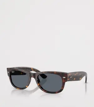 Ray-ban Mega Wayfarer Ii Square Sunglasses - Brown