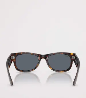 Ray-ban Mega Wayfarer Ii Square Sunglasses - Brown