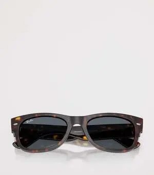 Ray-ban Mega Wayfarer Ii Square Sunglasses - Brown