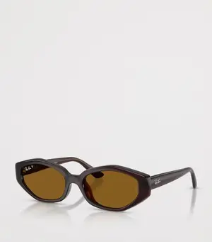 Ray-ban Geometric Sunglasses - Brown