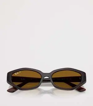 Ray-ban Geometric Sunglasses - Brown