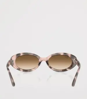 Ray-ban Rb2223 Oval Sunglasses - Pink