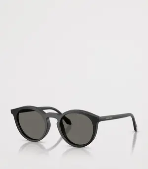 Giorgio Armani Phantos Round Frame Sunglasses