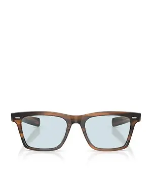 Oliver Spencer Acetate Maestro Pillow Sunglasses - Brown