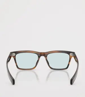 Oliver Spencer Acetate Maestro Pillow Sunglasses - Brown