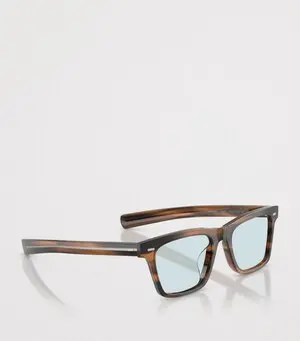 Oliver Spencer Acetate Maestro Pillow Sunglasses - Brown