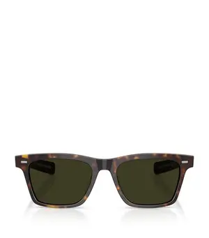 Oliver Spencer Acetate Maestro Pillow Sunglasses - Brown