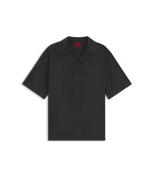 Hugo Oversized-fit Shirt With Camp Collar