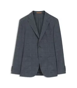 BOSS Slim-fit Jacket In Virgin Wool - Grey
