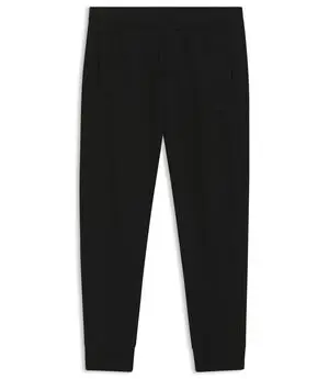 BOSS Cotton-blend Sweatpants With Embroidered Logo - Black