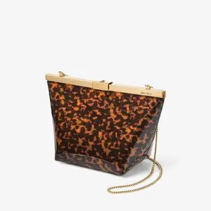JIMMY CHOO Ganache Transparent Clutch Bag