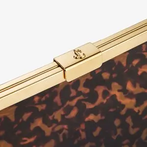 JIMMY CHOO Ganache Transparent Clutch Bag