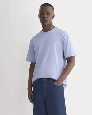 Everlane Archive Standard-fit Cotton Crew Tshirt - Aleutian