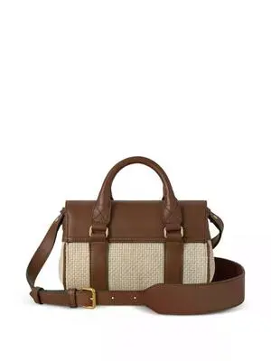 Mulberry Mini Bayswater Raffia Crossbody Bag