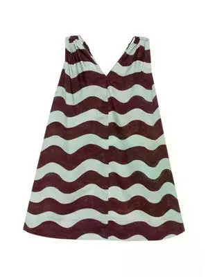 JNBY Wavy Stripe A-line Dress