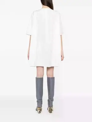 JNBY Embroidered Round Neck Short Sleeve Dress