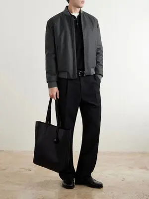 Canali Wool Bomber Jacket