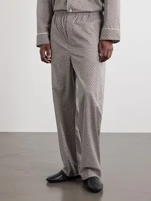 Derek Rose Ledbury 96 Printed Cotton-poplin Pyjama Set