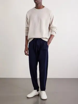 Mr P. Tapered Merino Wool And Cashmere-blend Sweatpants